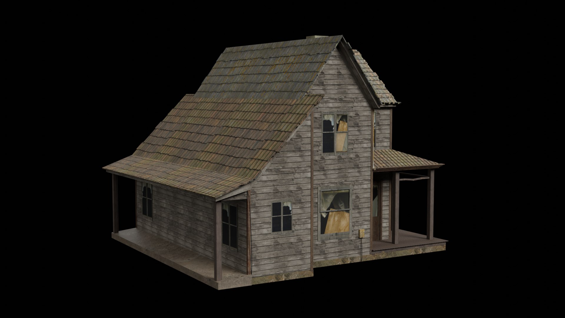 Farmhouse 3D Model - TurboSquid 2039002