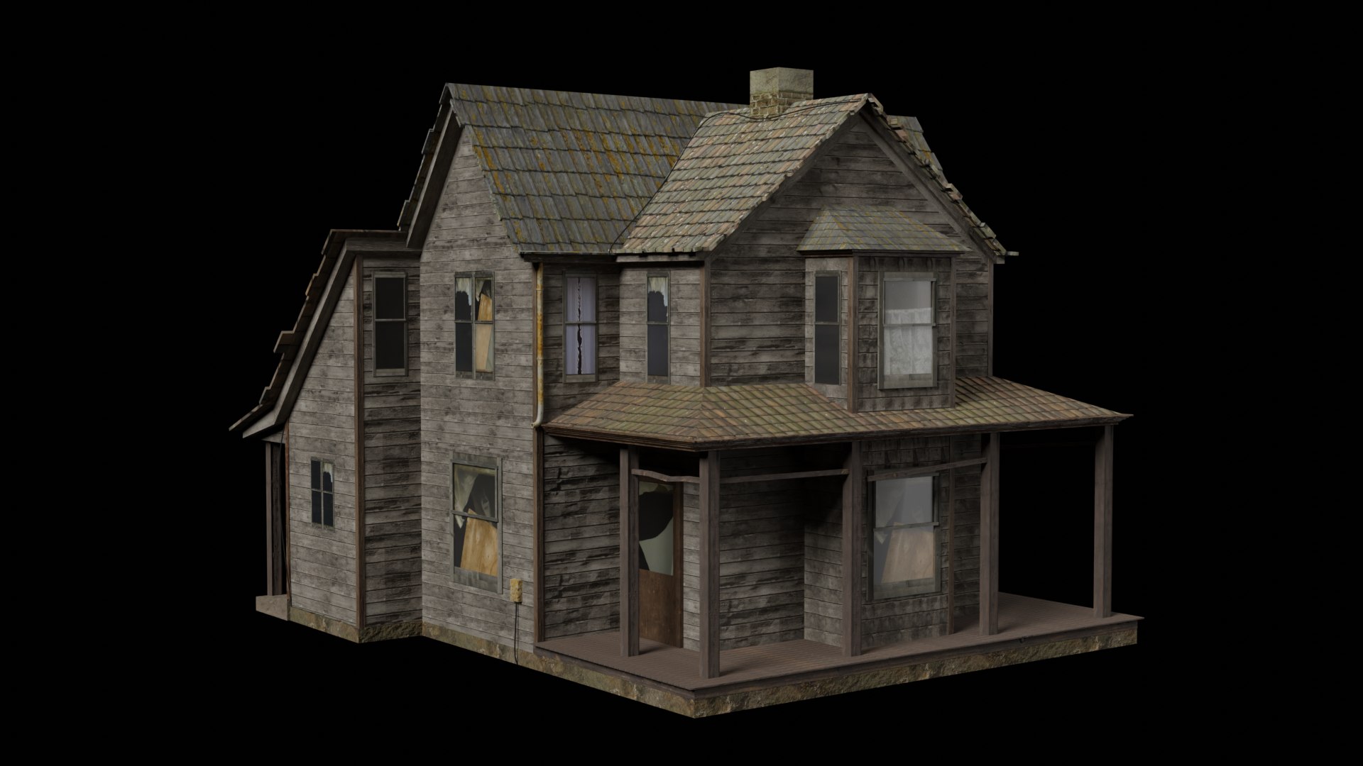 Farmhouse 3D Model - TurboSquid 2039002