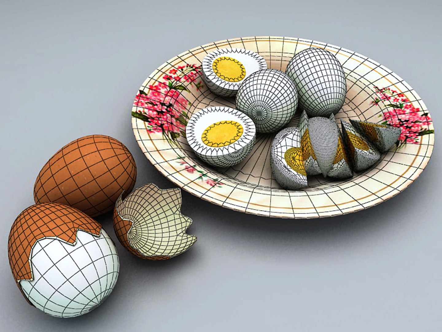 3d Dish Rice