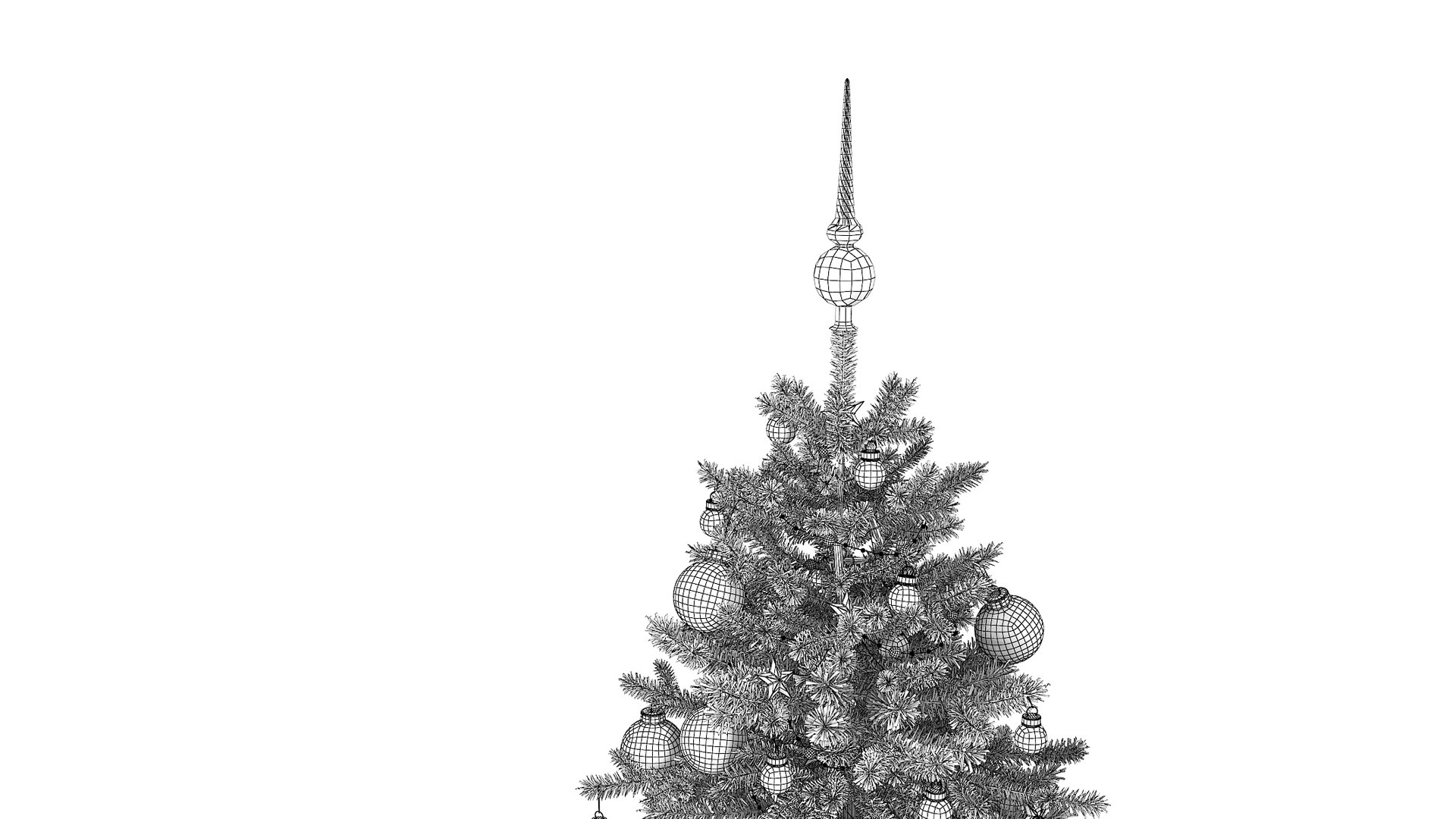 Corona Christmas Tree Set 3D Model - TurboSquid 1830125