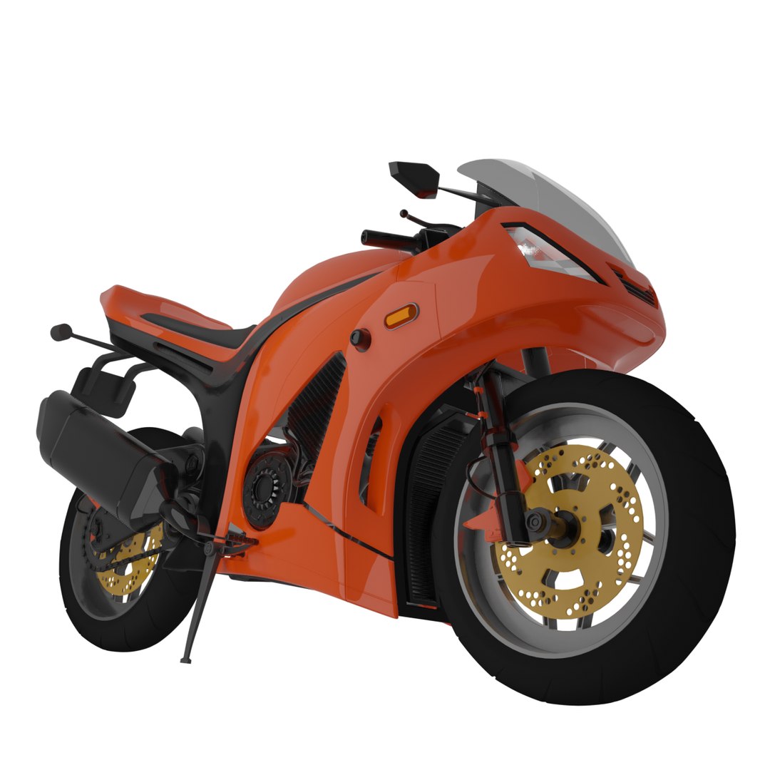 Motorbike moto bike 3D model - TurboSquid 1548633