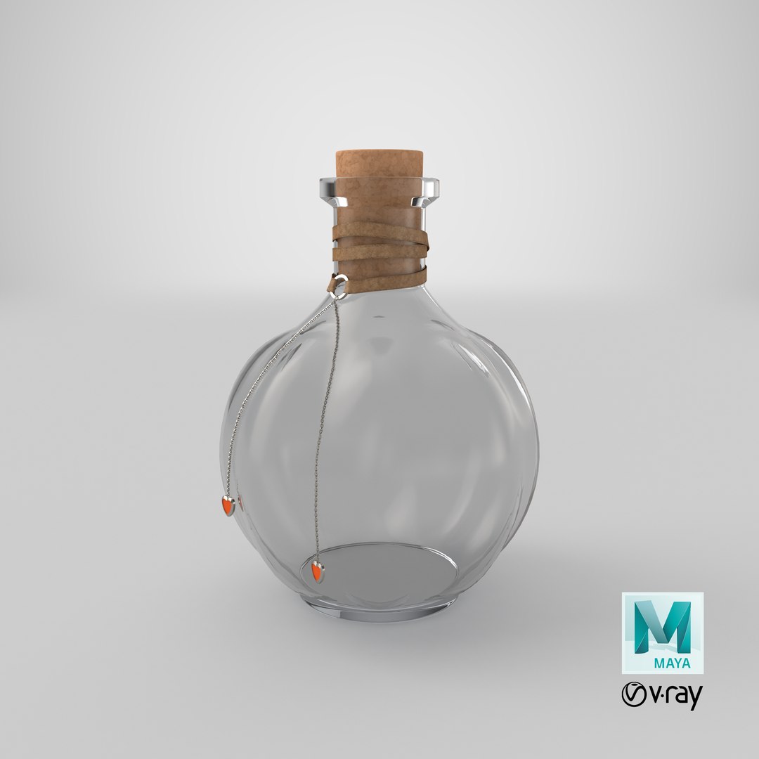 3D Potion Bottle V3 Model - TurboSquid 2084153