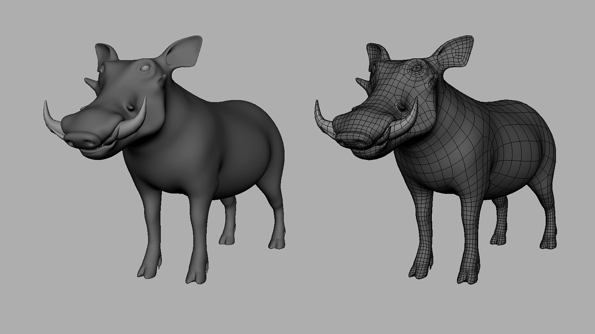3D Warthog Basemesh Model - TurboSquid 2237973