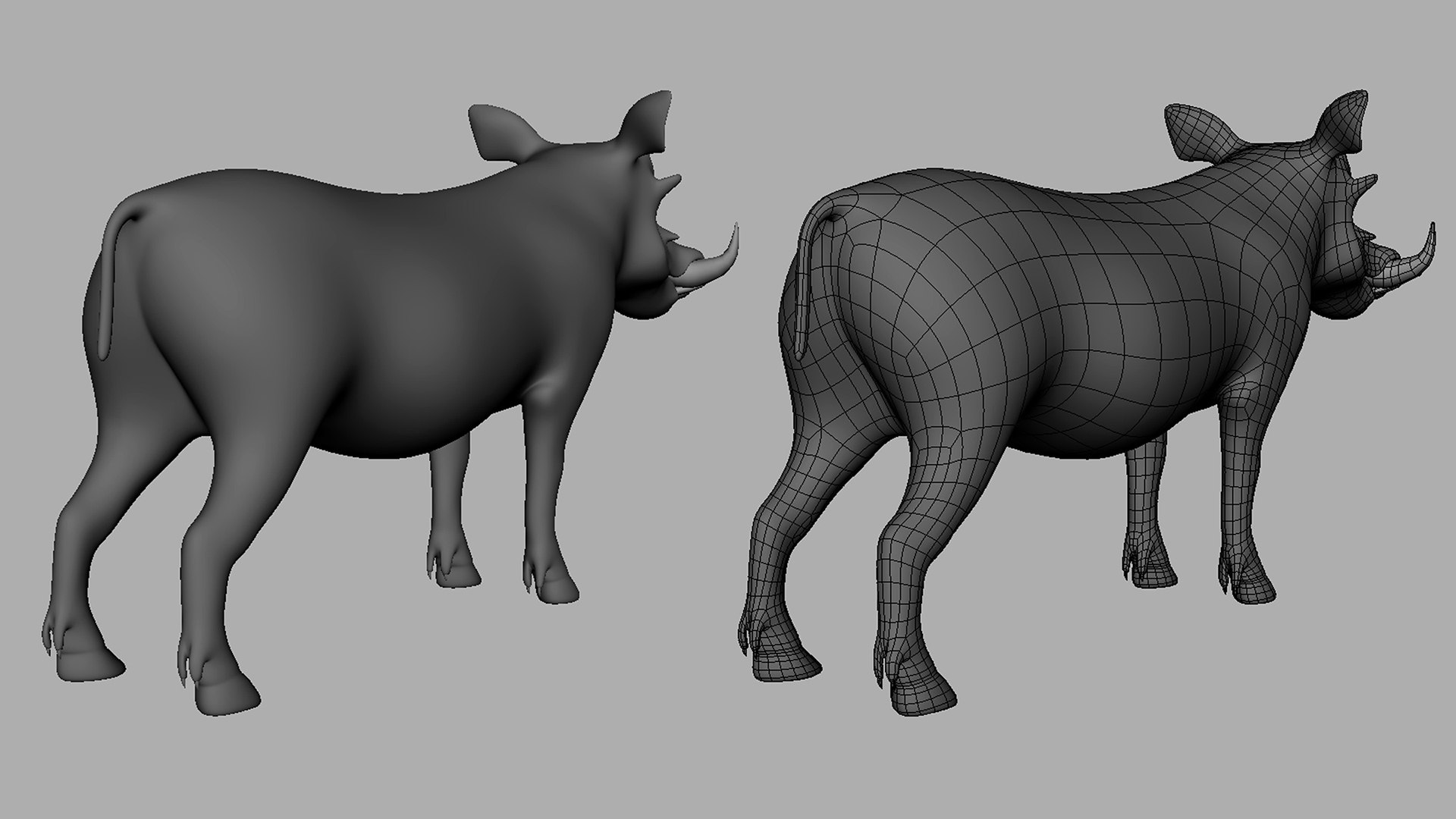 3D Warthog Basemesh Model - TurboSquid 2237973