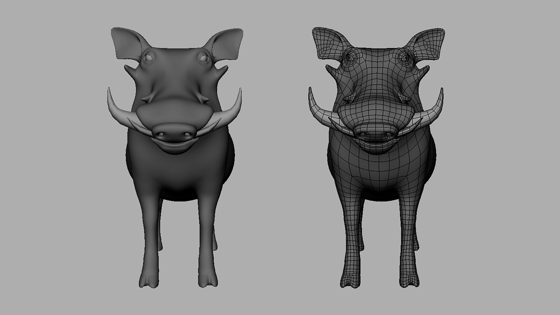 3D Warthog Basemesh Model - TurboSquid 2237973