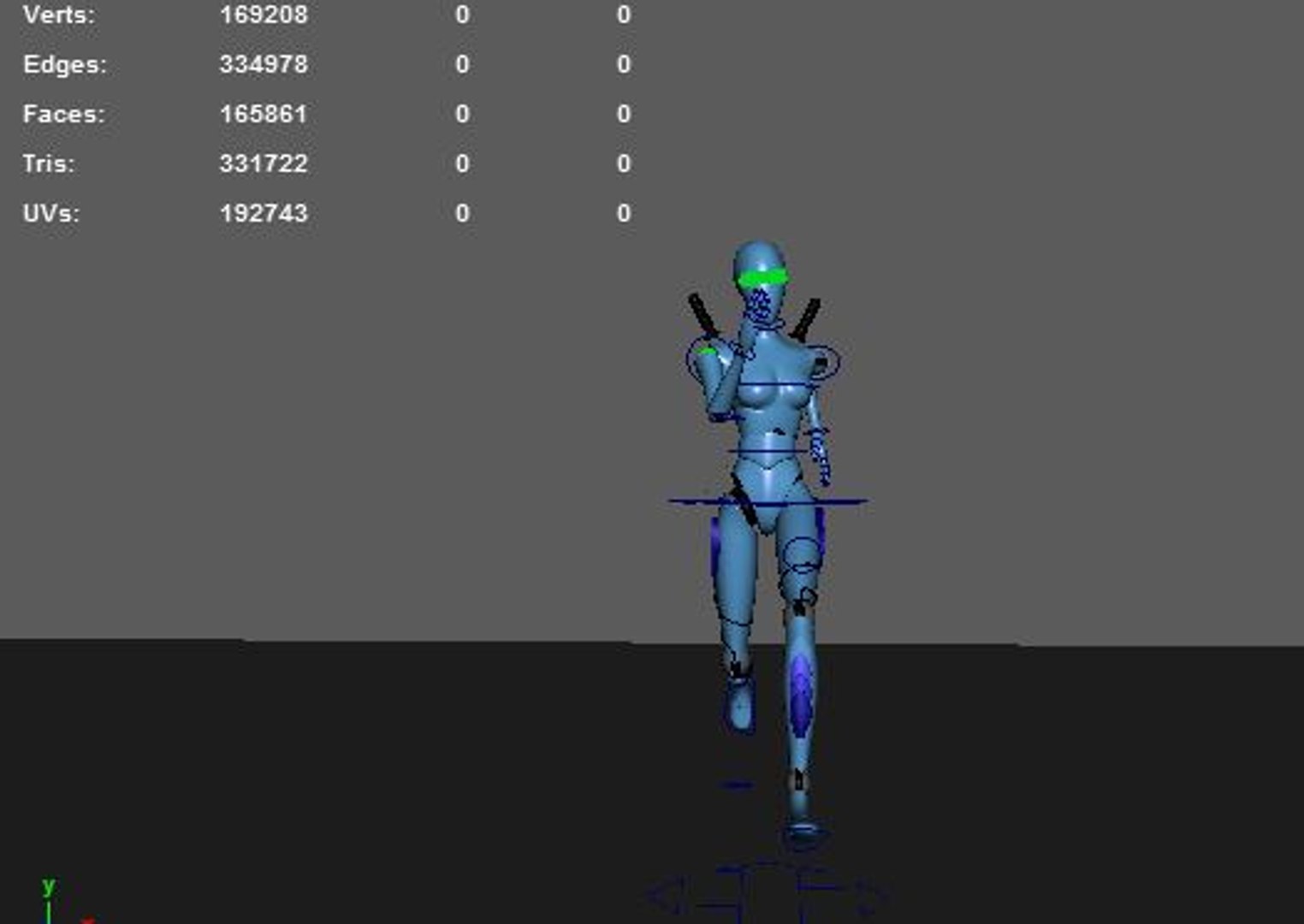 Female Robo Charecter 3D - TurboSquid 1446062