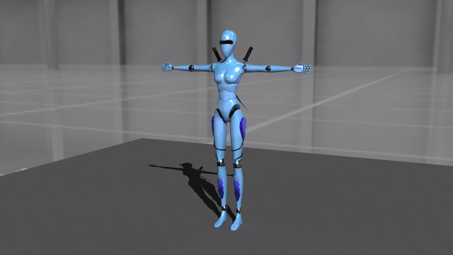 Female Robo Charecter 3D - TurboSquid 1446062
