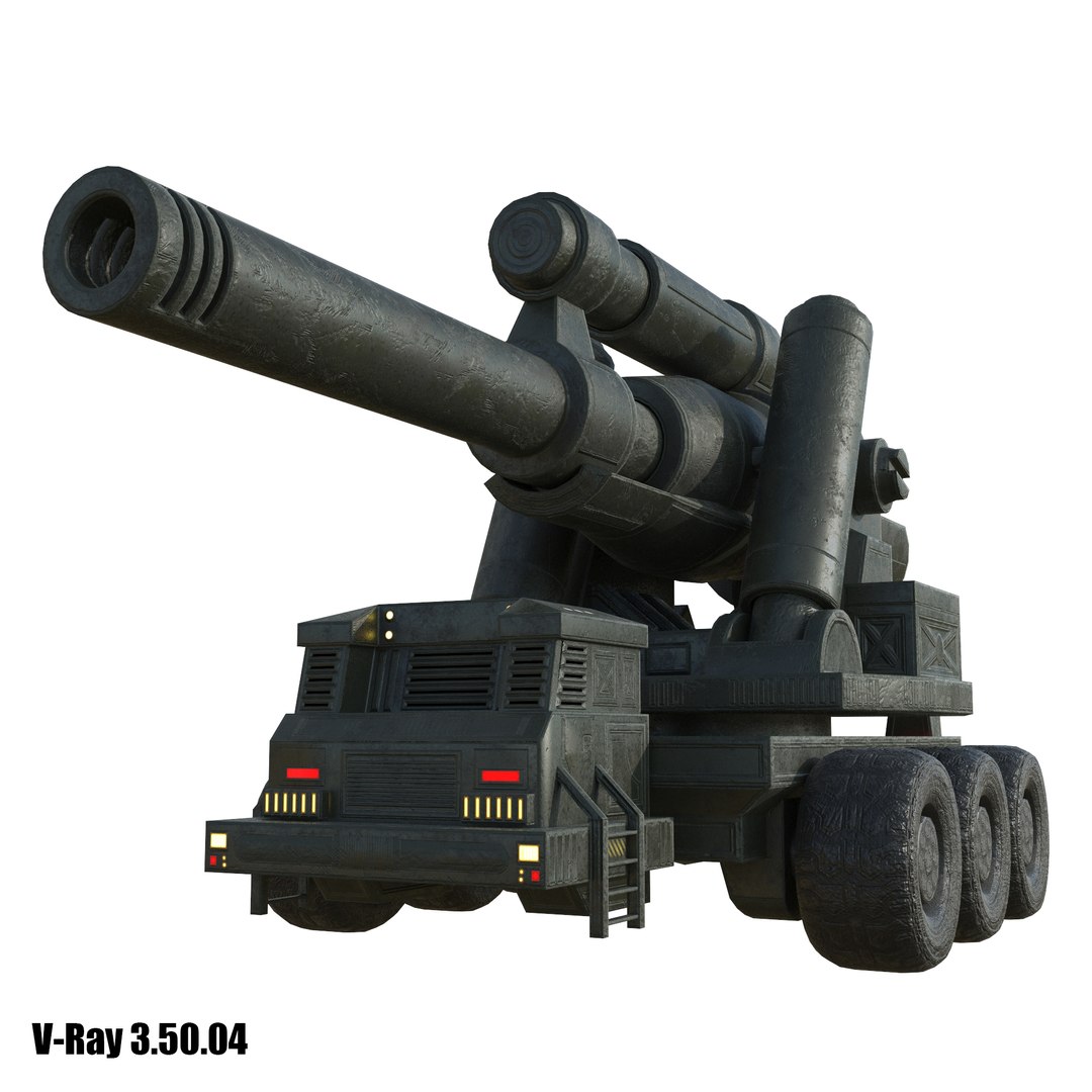 3D Artillery - TurboSquid 1254337
