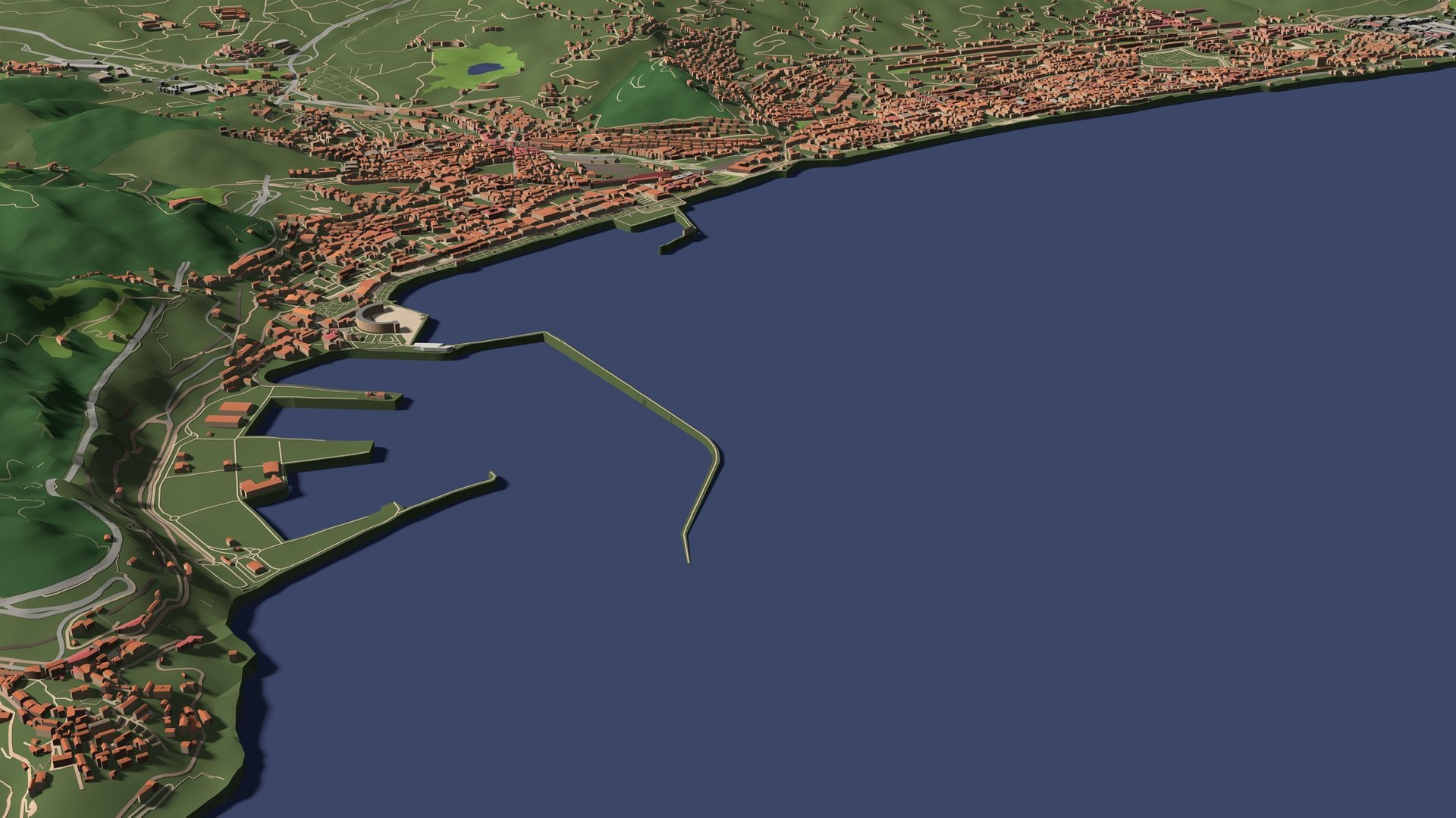 3D Model Salerno Italy - City And Urban - TurboSquid 2358226