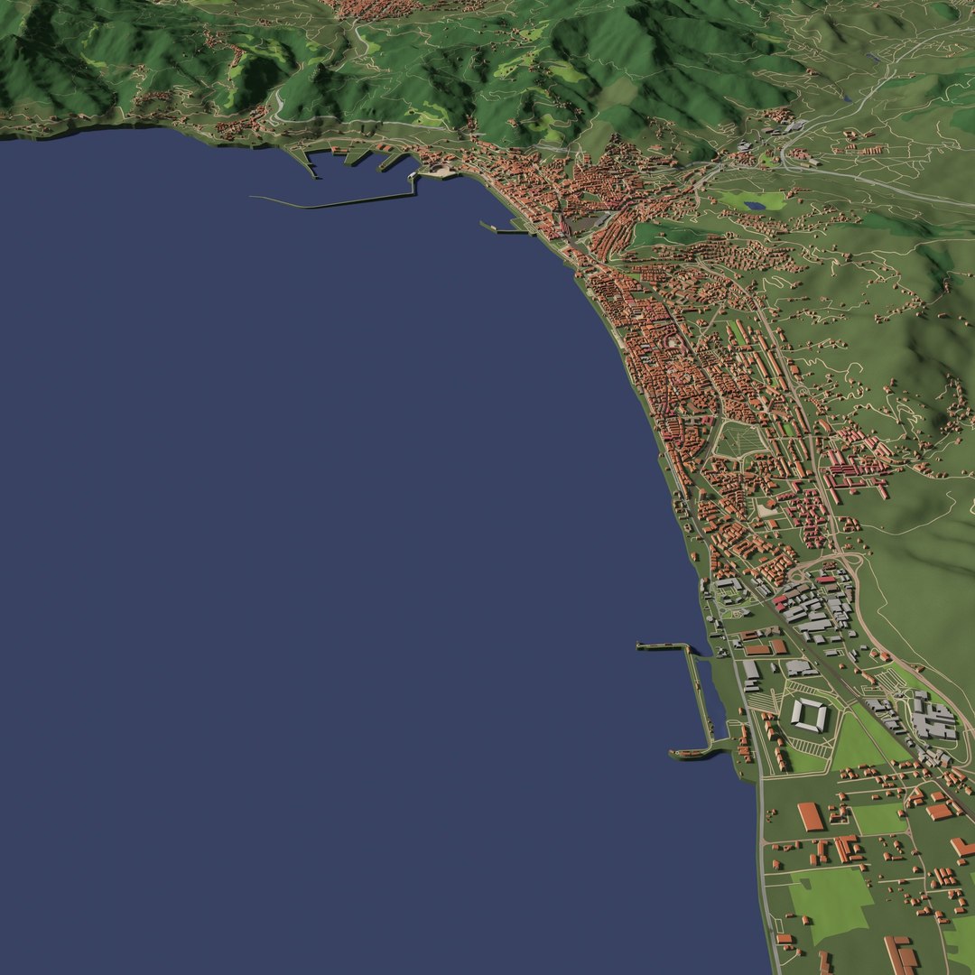 3D Model Salerno Italy - City And Urban - TurboSquid 2358226