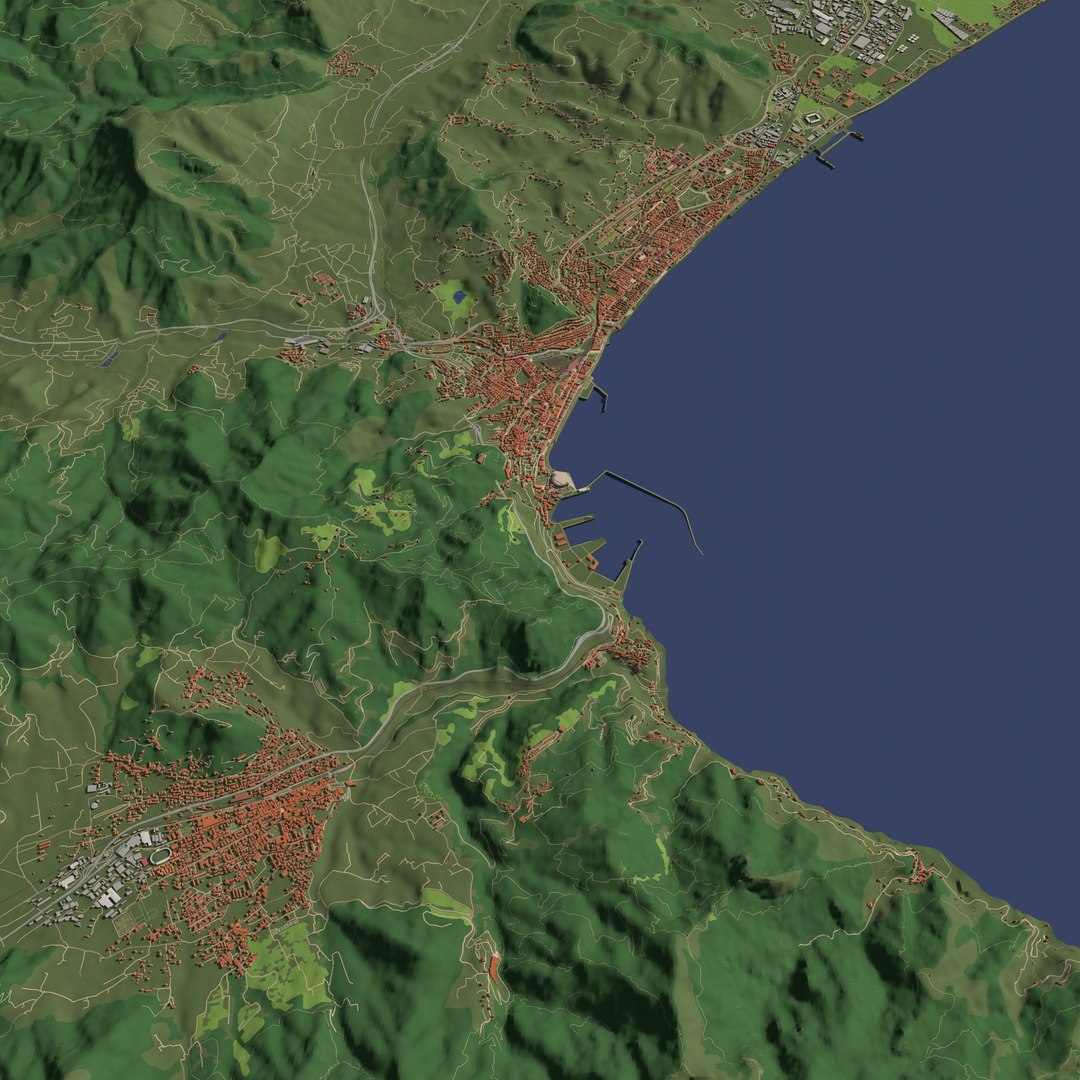 3D Model Salerno Italy - City And Urban - TurboSquid 2358226