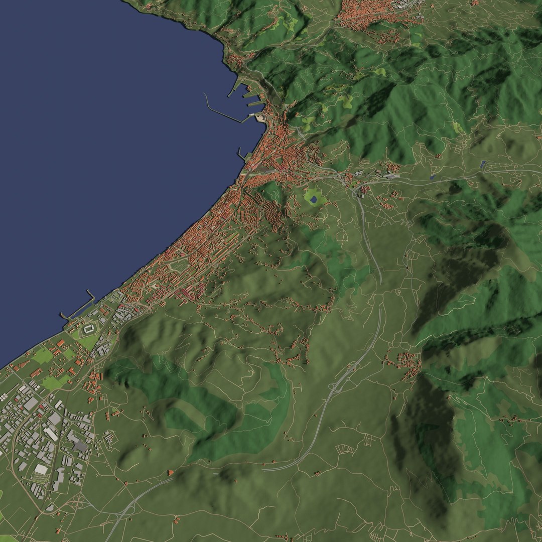 3D Model Salerno Italy - City And Urban - TurboSquid 2358226