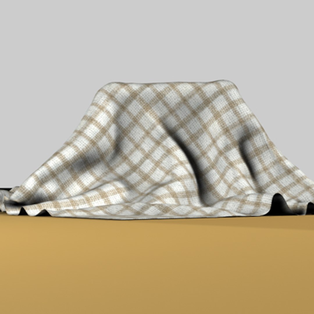 3d Draped Cloth Model