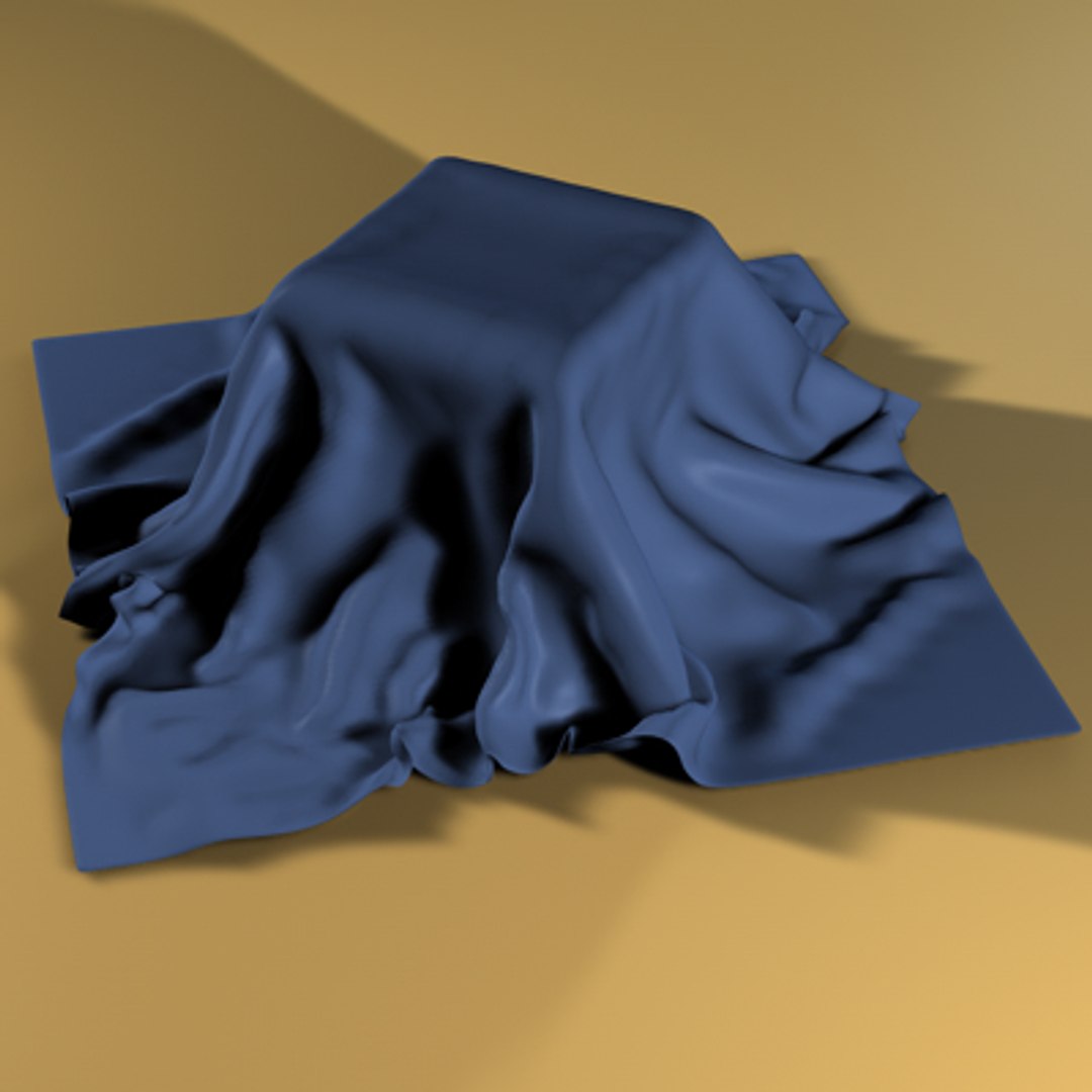 3d Draped Cloth Model