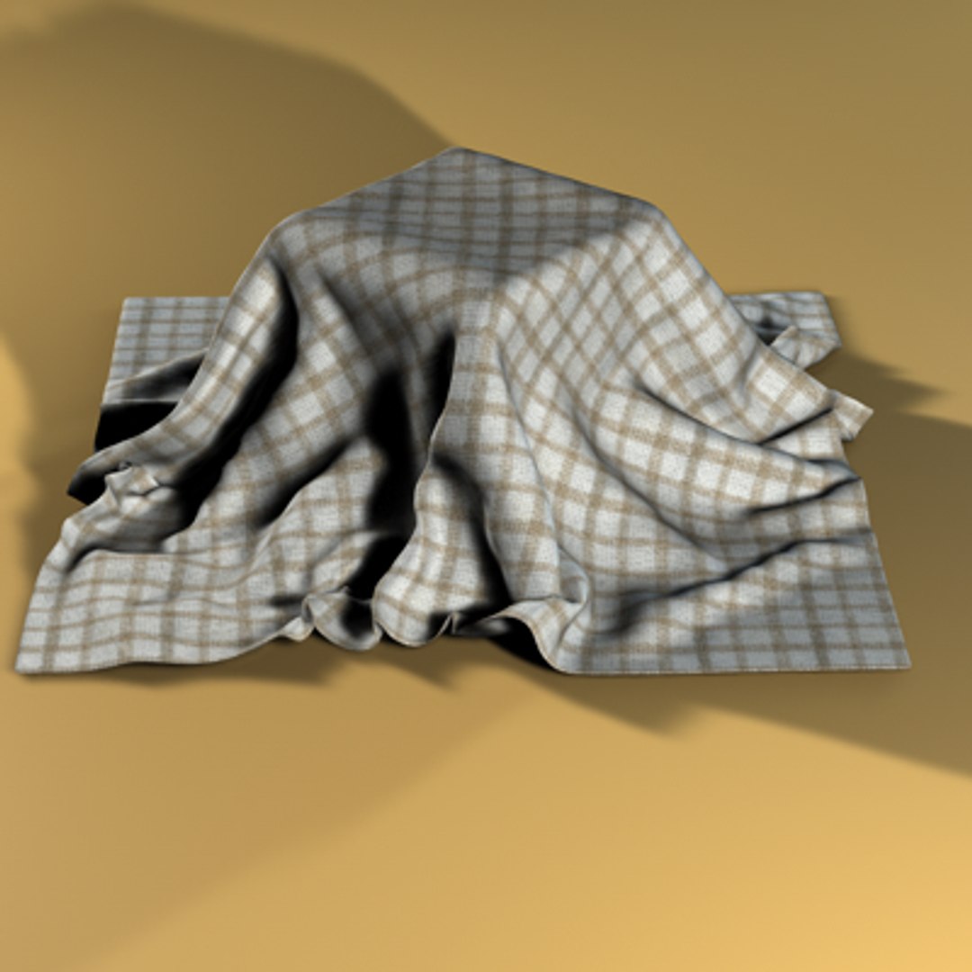 3d Draped Cloth Model