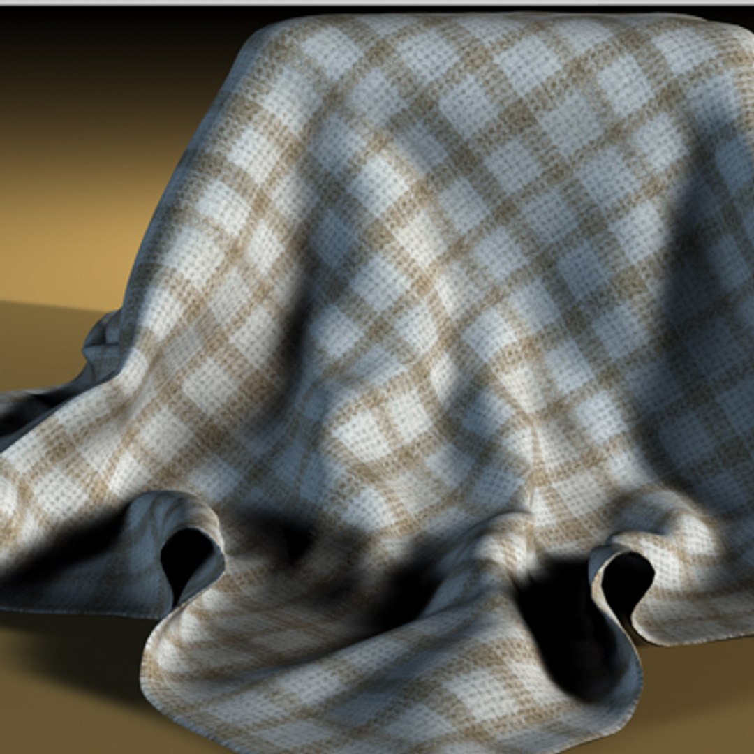 3d Draped Cloth Model