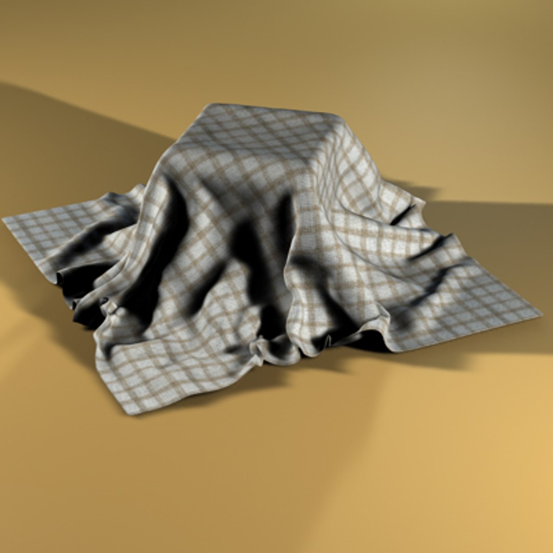 3d Draped Cloth Model