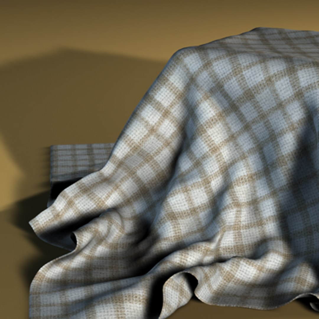 3d Draped Cloth Model