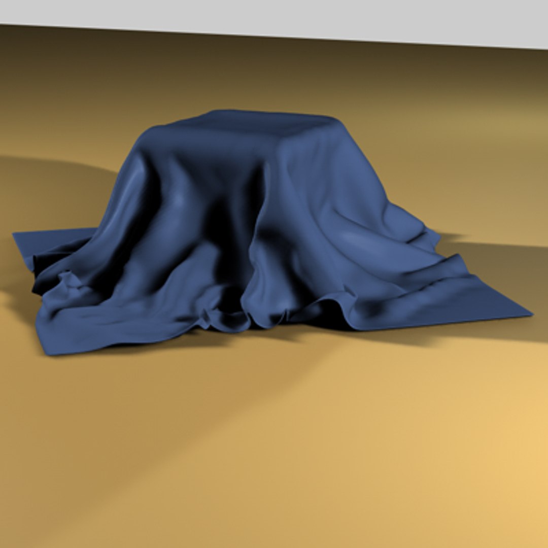 3d Draped Cloth Model