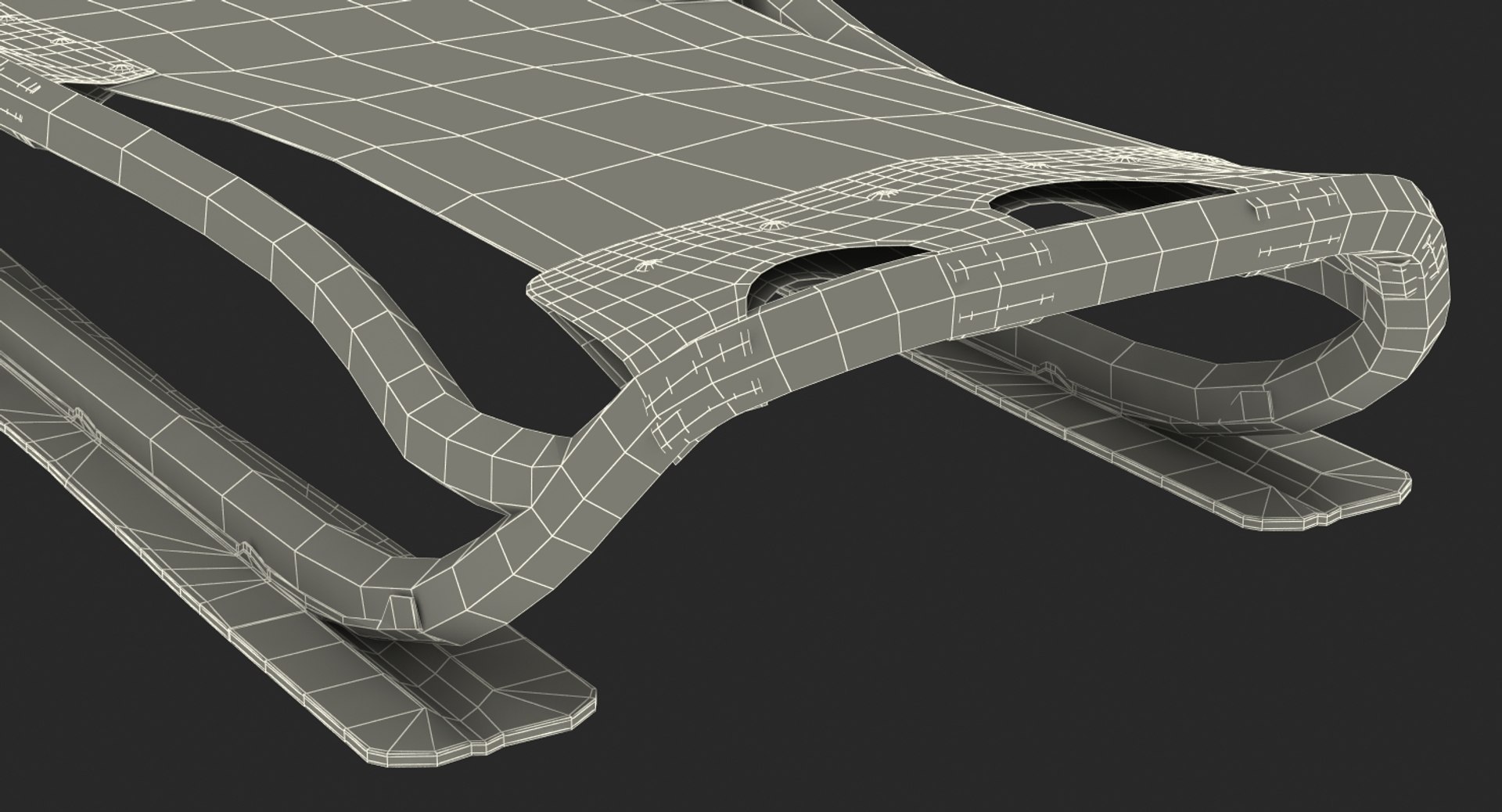 Lying snow sled 3D model - TurboSquid 1160331