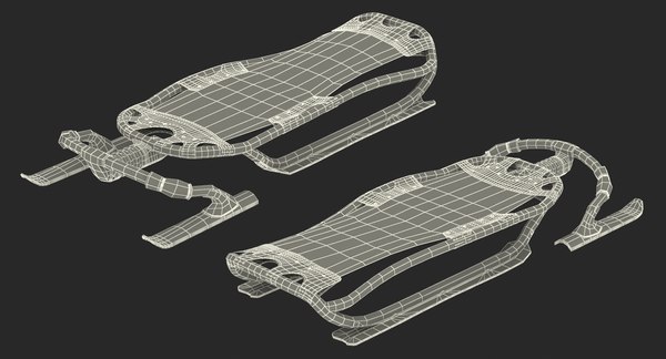 Lying snow sled 3D model - TurboSquid 1160331
