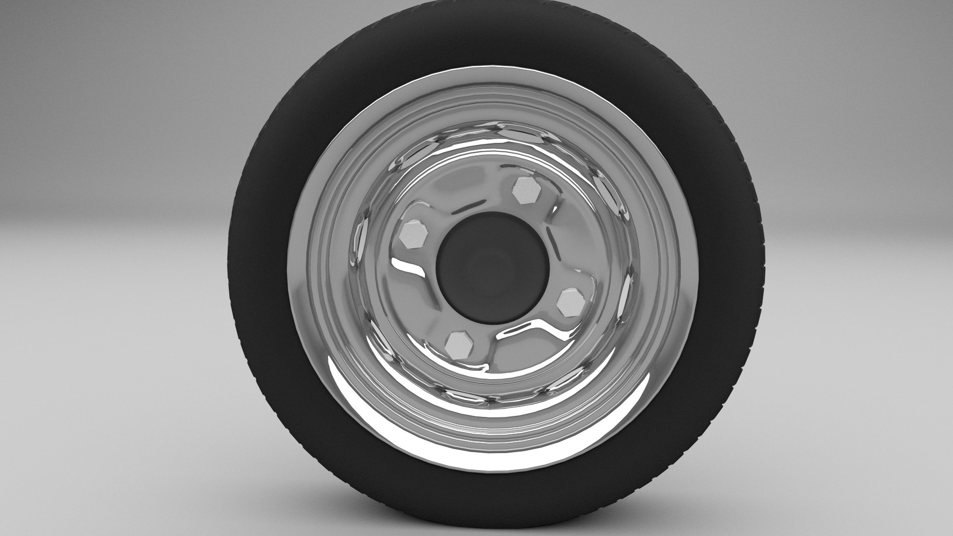 Generic Wheel 3d Model
