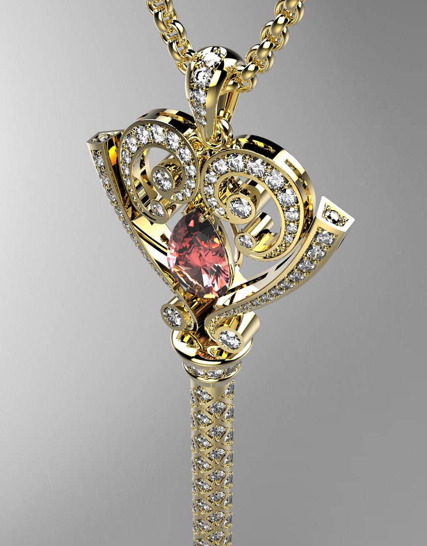 3d Jewelry Jewel Pendant