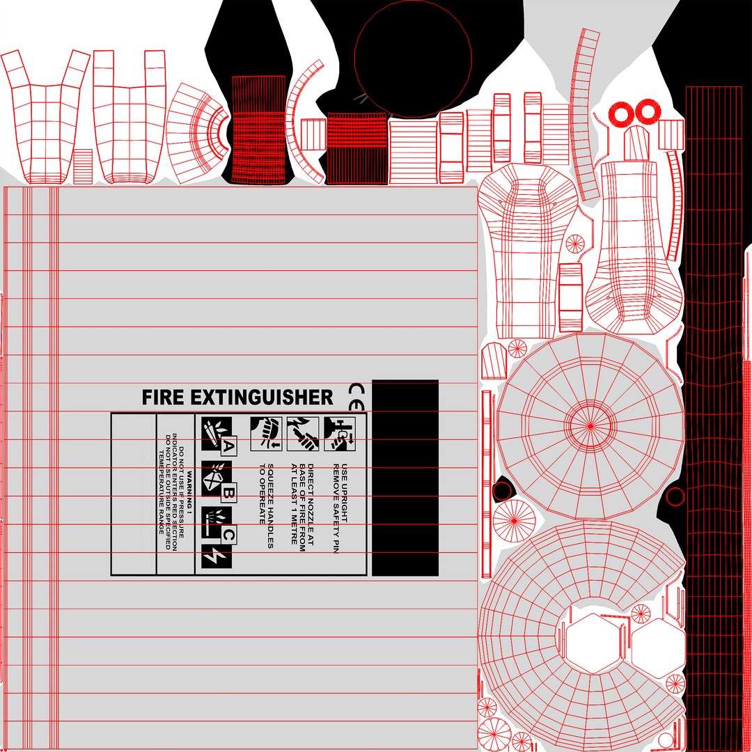 3D Model CO2 Fire Extinguisher - TurboSquid 2488456
