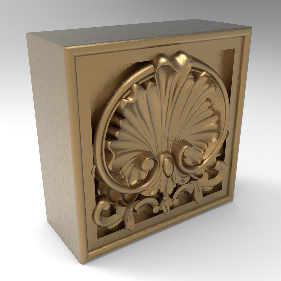 3D Plinth Block 001 133x133x64 - TurboSquid 1872829