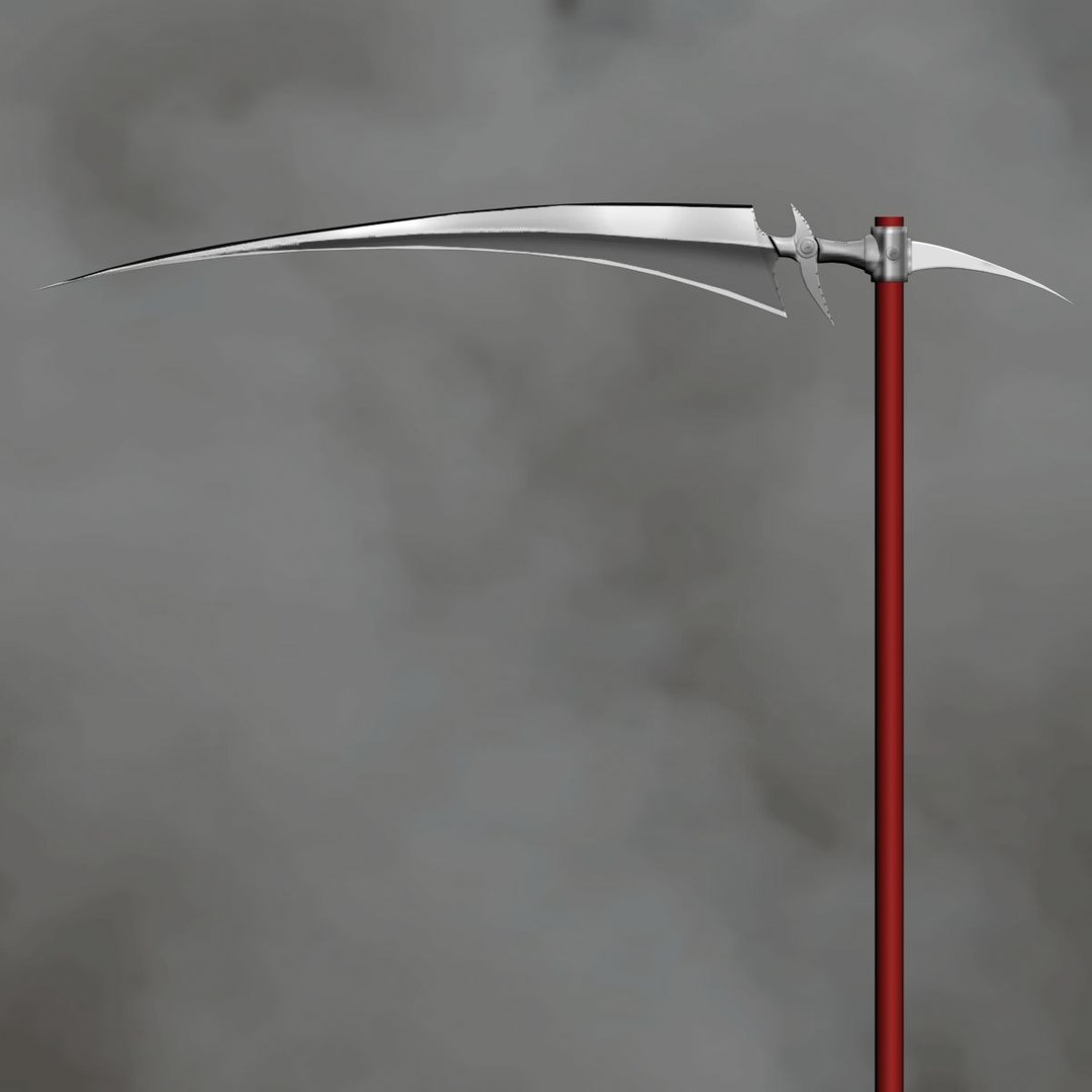 3d Model Scythe Cut