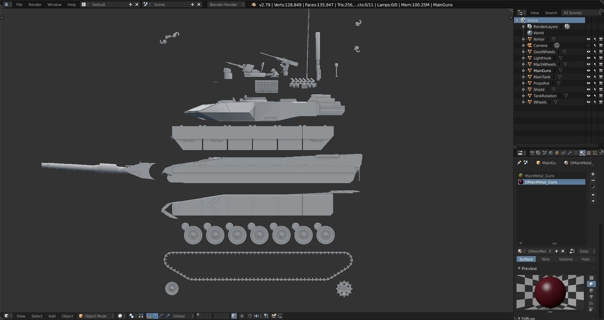 Free Abrams Tank 3D - TurboSquid 1465234