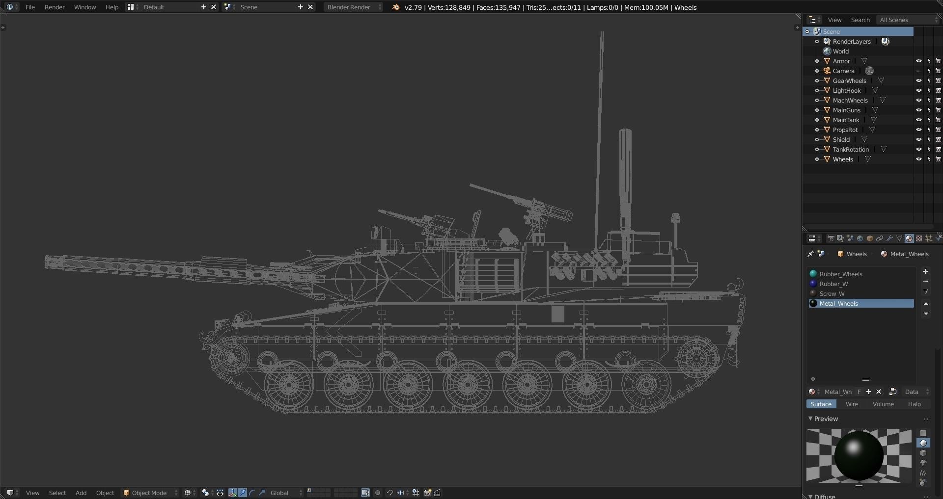 Free Abrams Tank 3D - TurboSquid 1465234