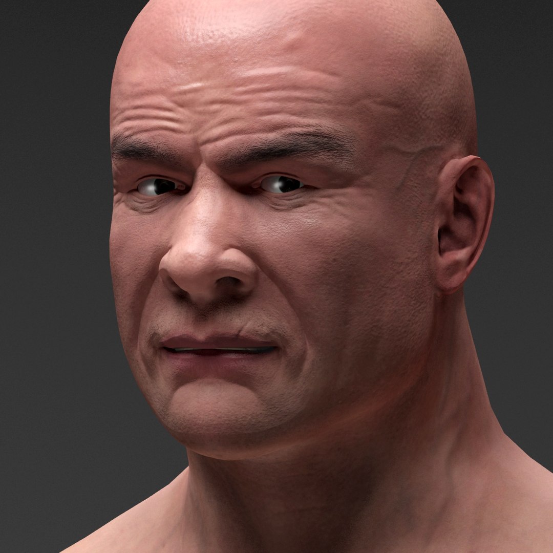 3d man human body character model