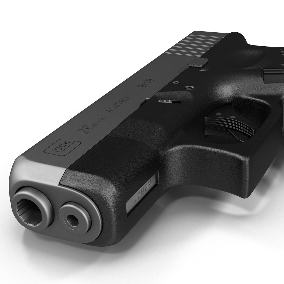 c4d glock 26 black