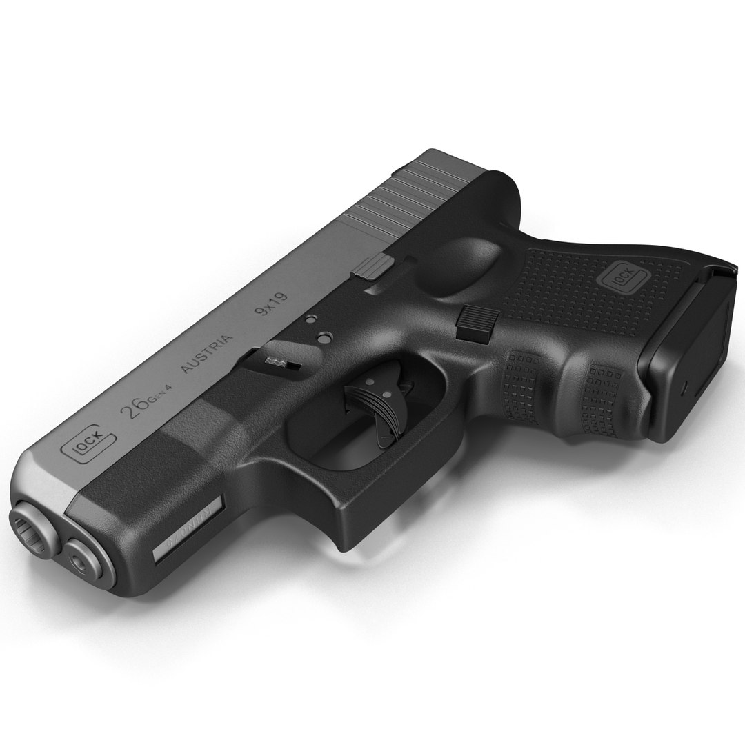 c4d glock 26 black