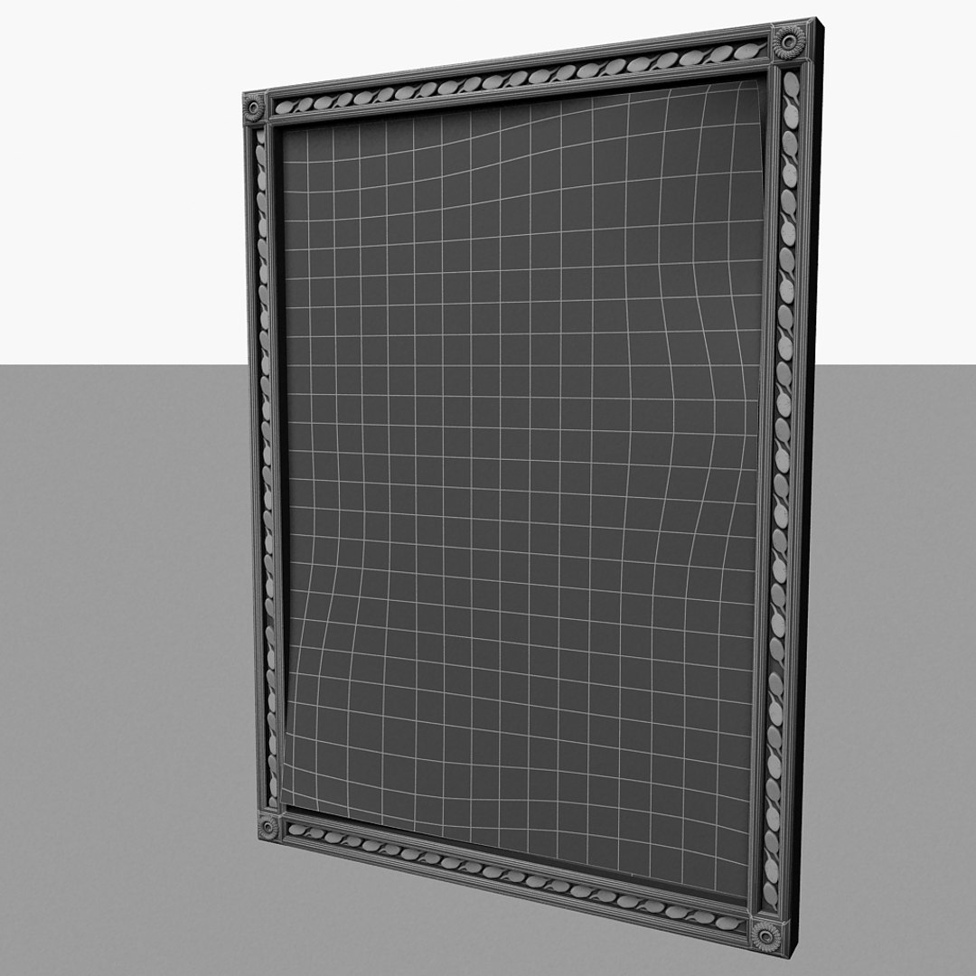 3d frame metal poster
