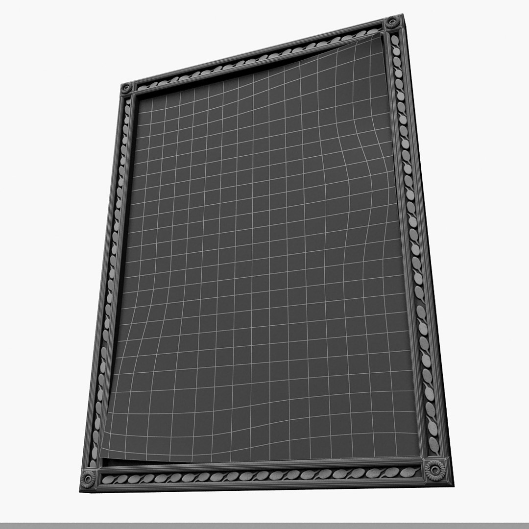 3d frame metal poster