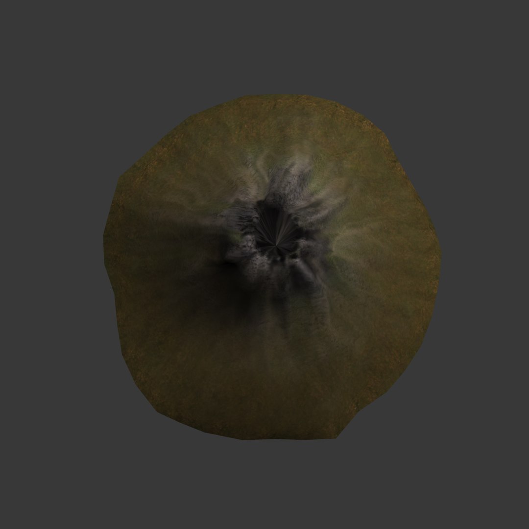 3d Model Volcano Sleep