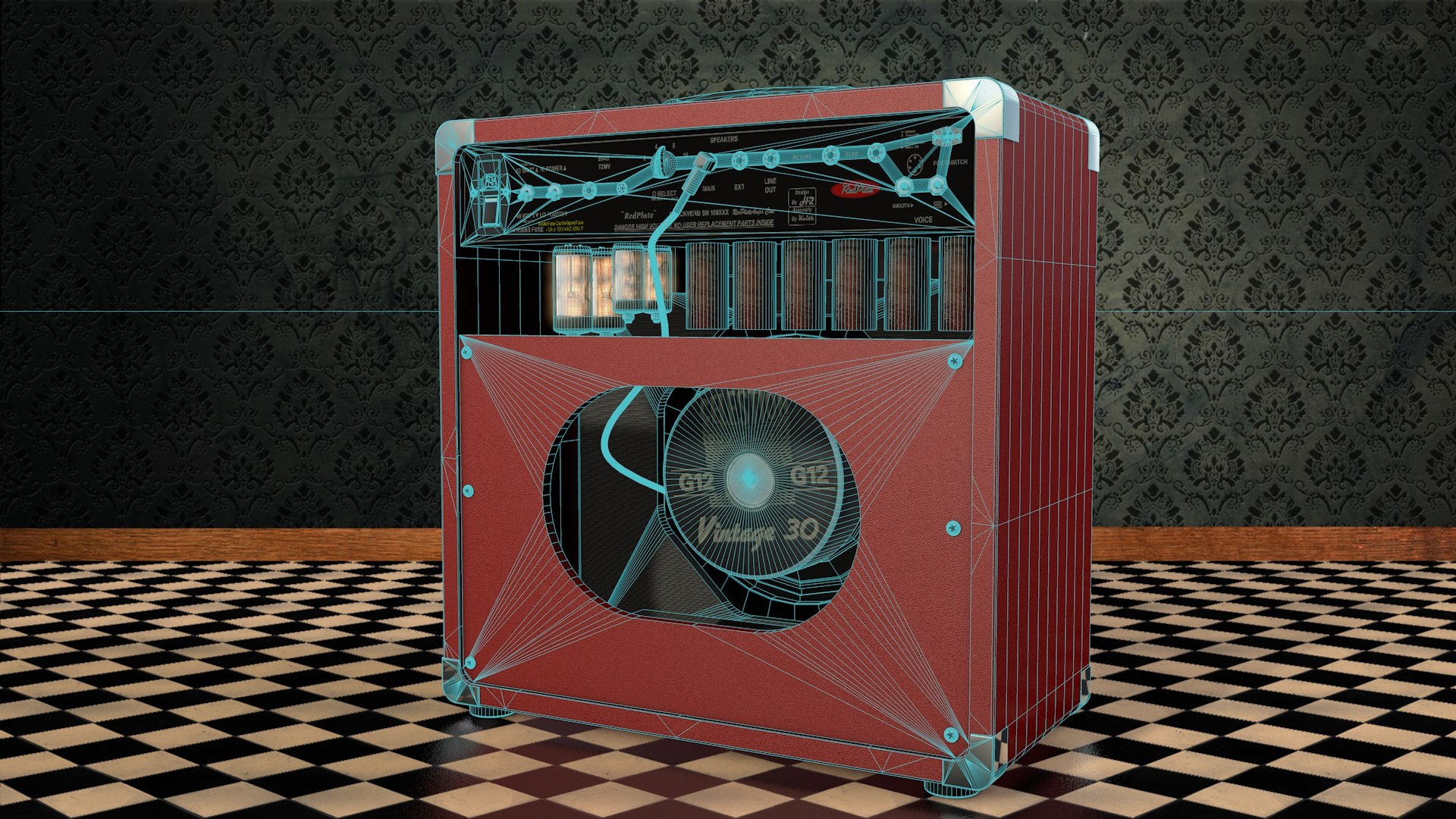 Redplate Amp 3D Model - TurboSquid 1153997