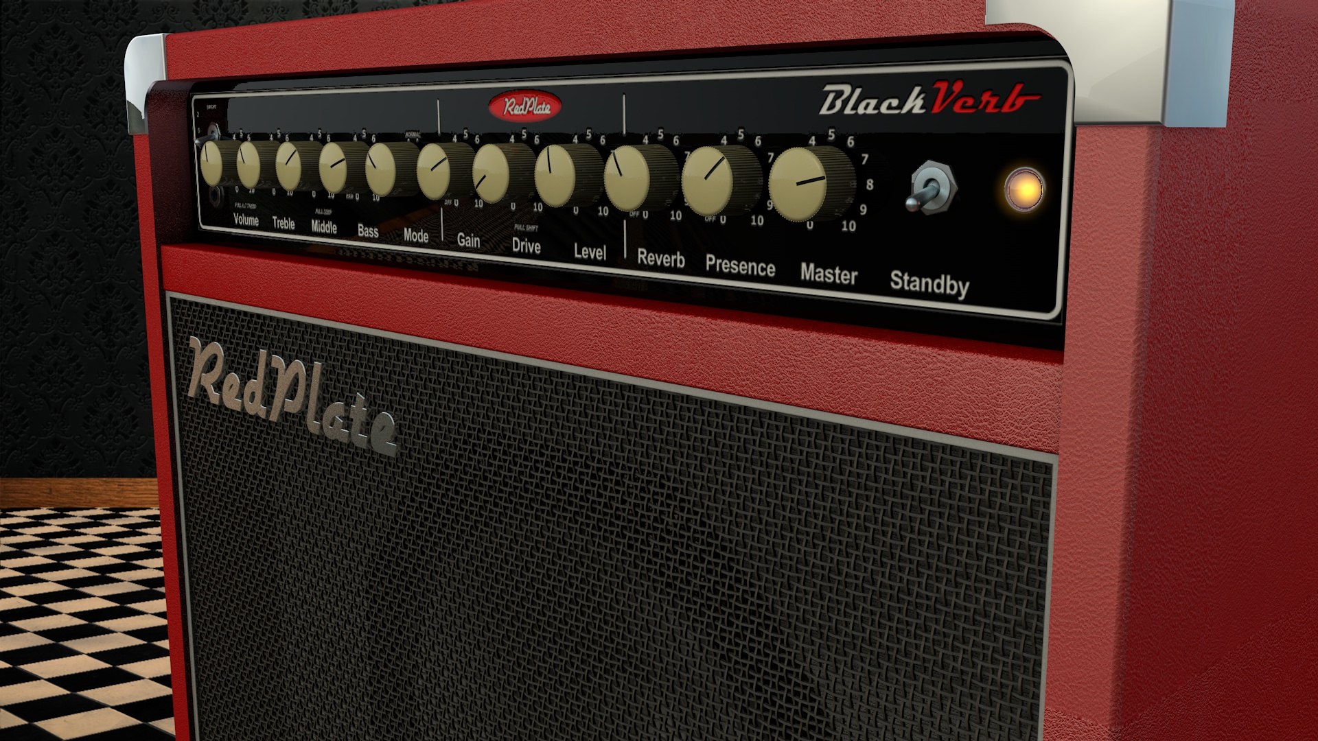 Redplate Amp 3D Model - TurboSquid 1153997