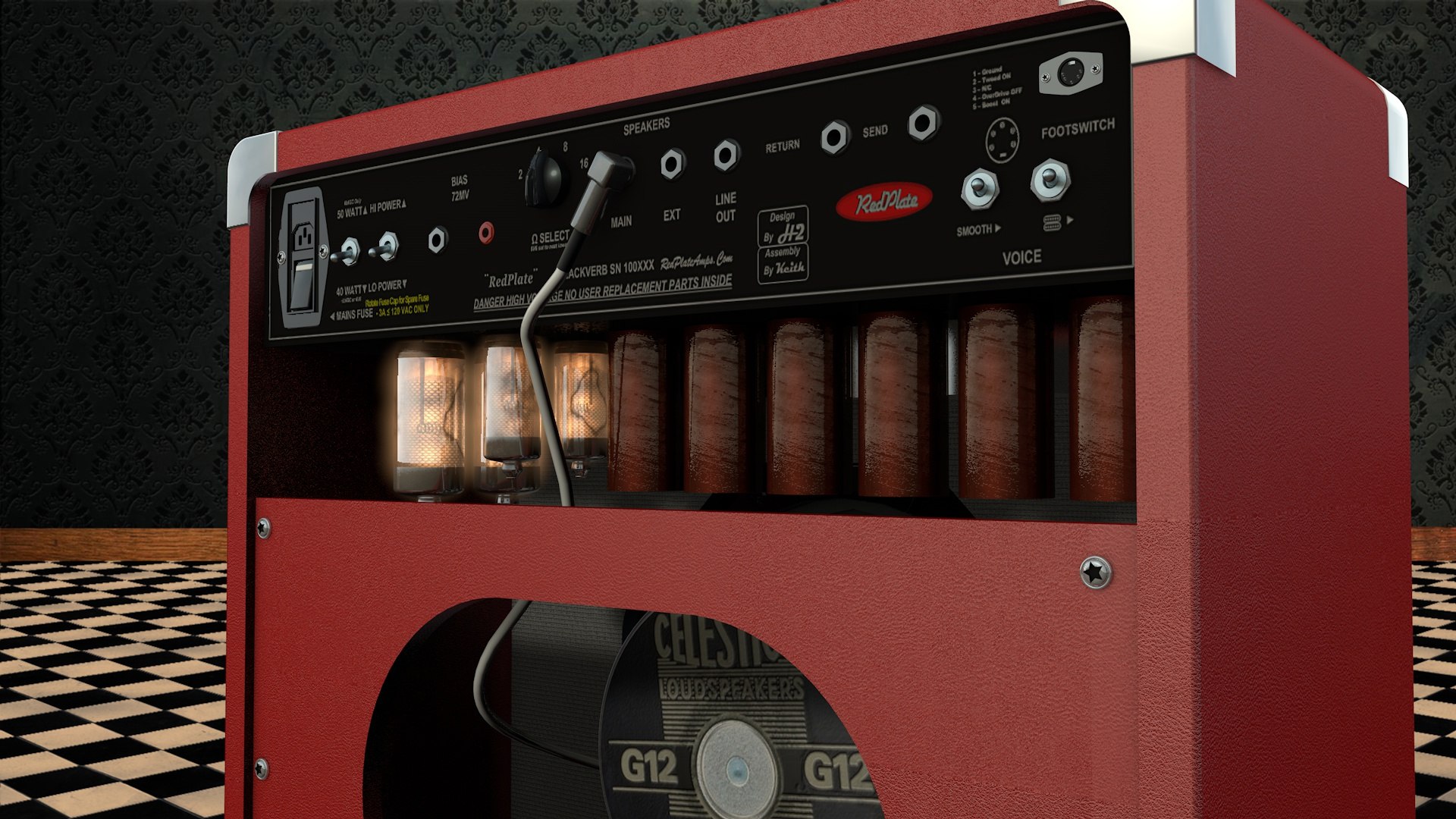 Redplate Amp 3D Model - TurboSquid 1153997