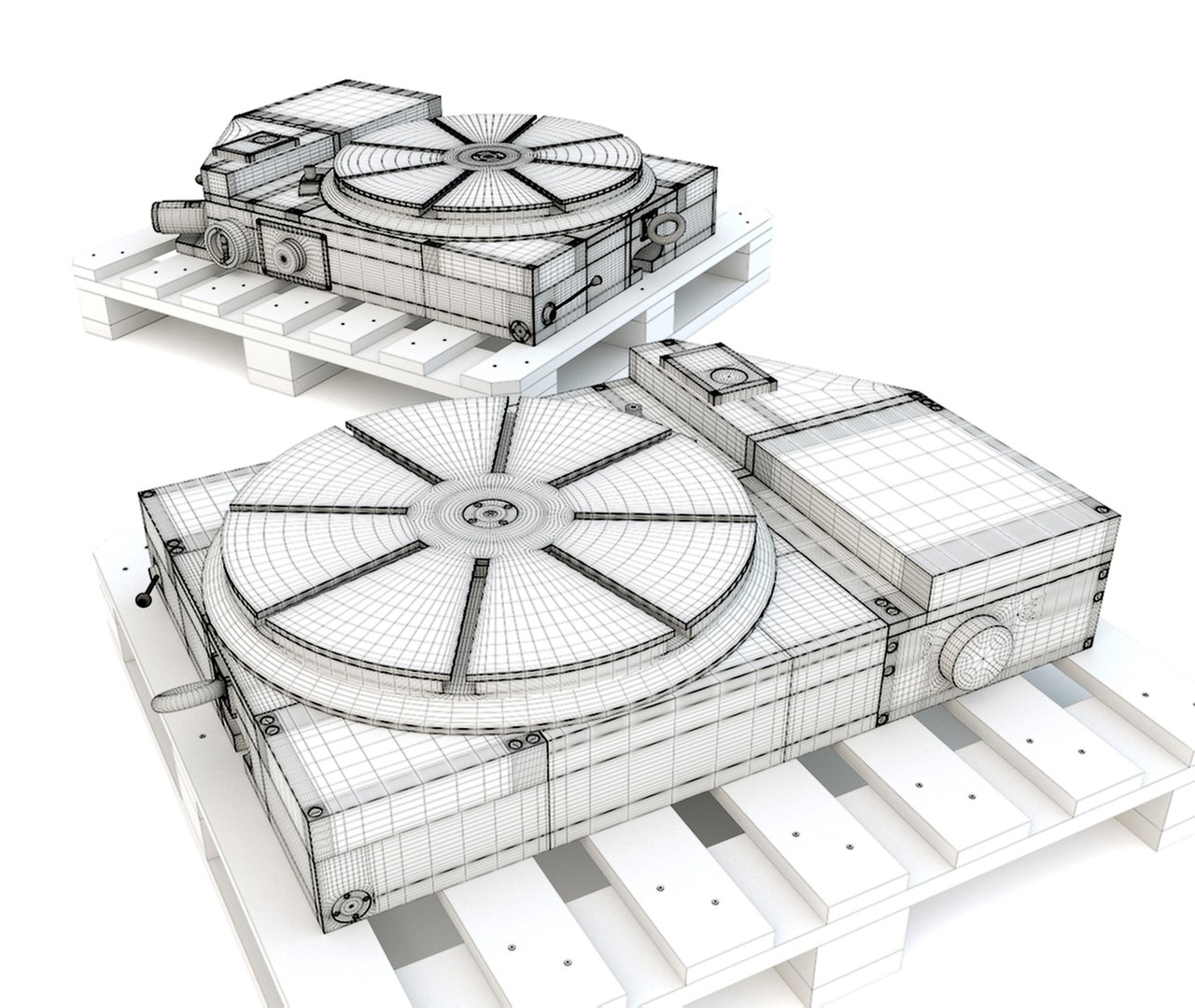 7400-0227 Industrial Machine Table 3D - TurboSquid 1807977