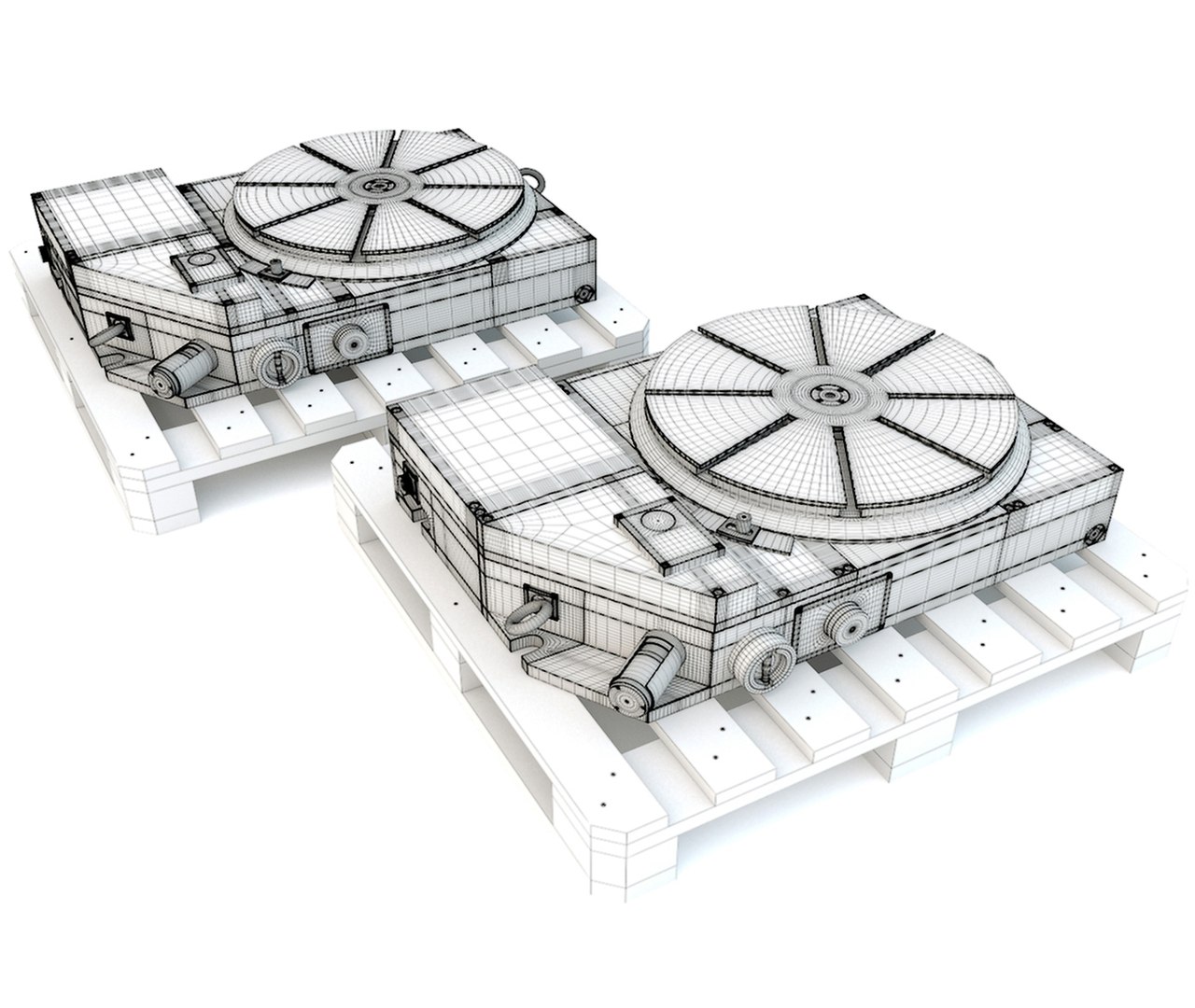 7400-0227 Industrial Machine Table 3D - TurboSquid 1807977