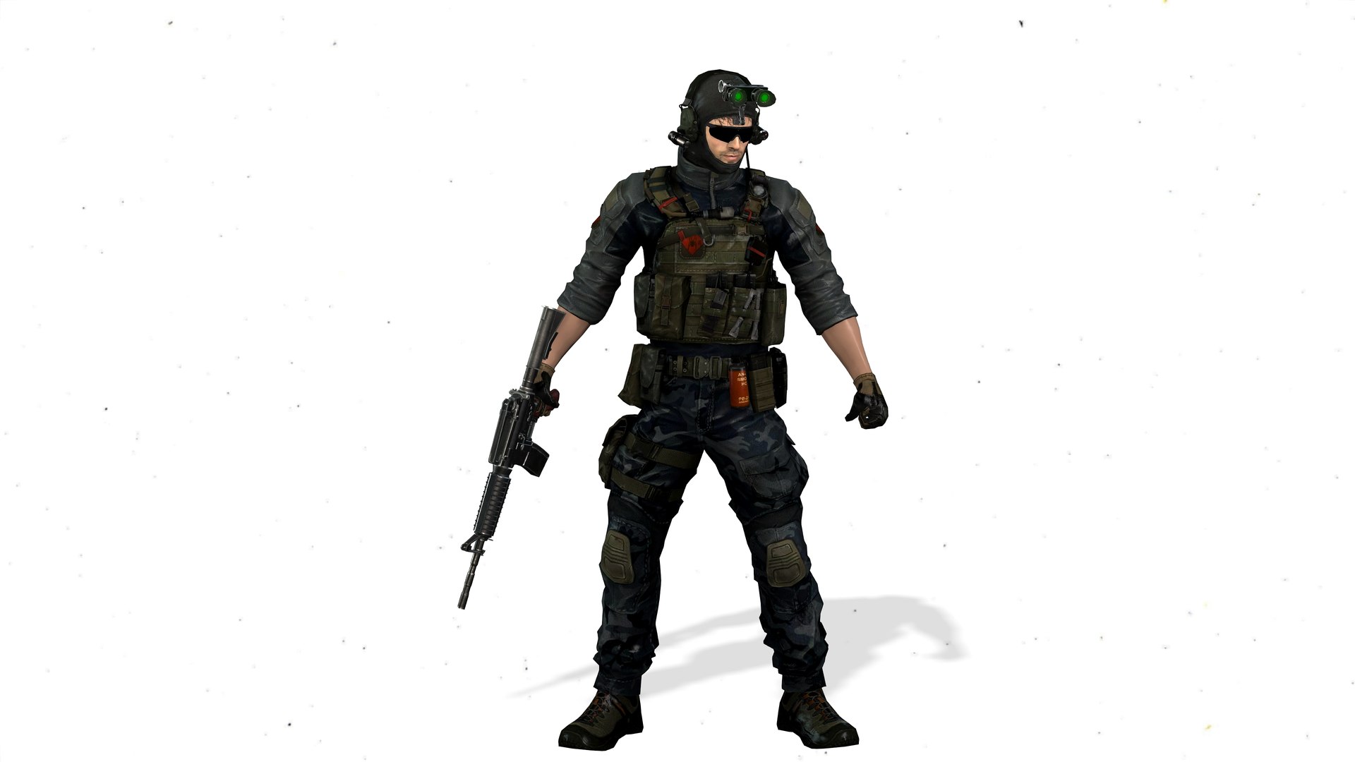 3D Realistic Soldier-military-army-3d Model-11-Rigged Character Model ...