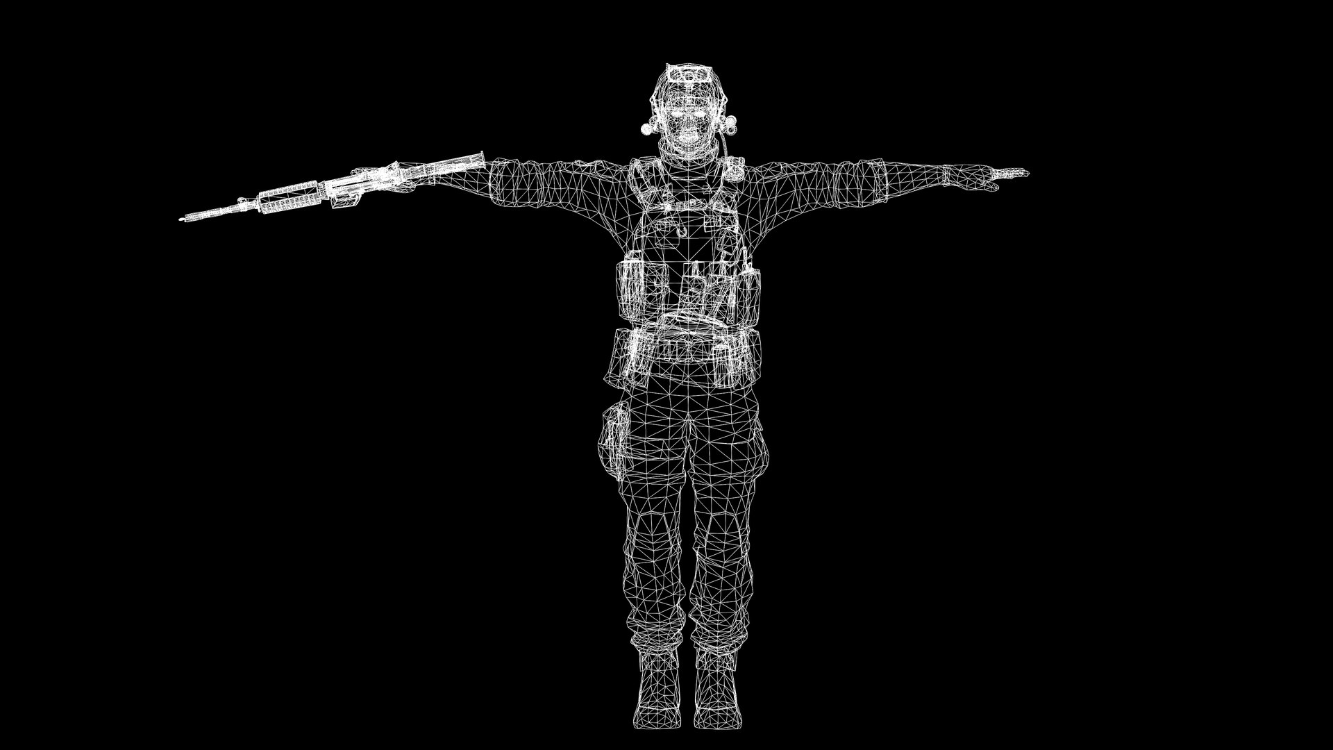 3D Realistic Soldier-military-army-3d Model-11-Rigged Character Model ...