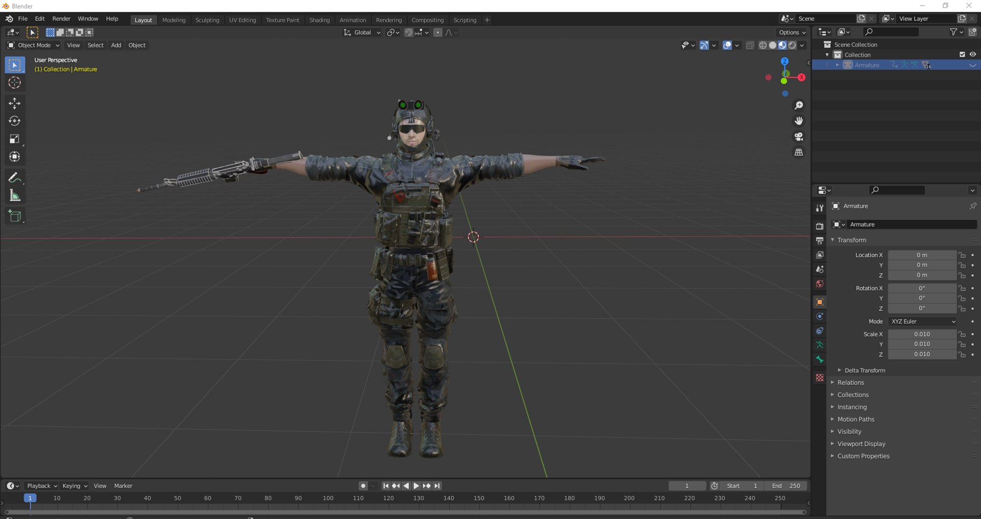 3D Realistic Soldier-military-army-3d Model-11-Rigged Character Model ...