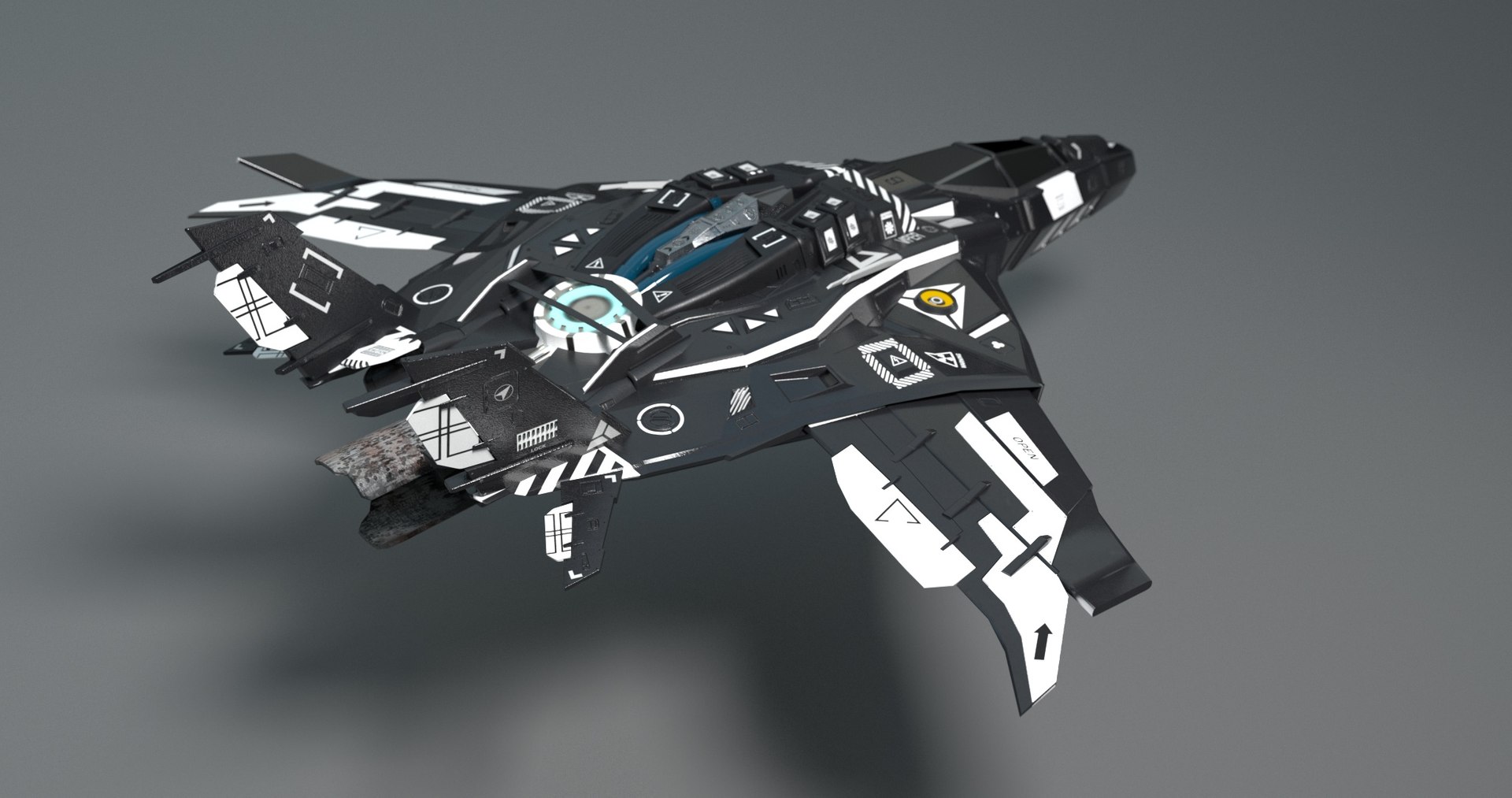 Starship Viper 3D Model - TurboSquid 1597371