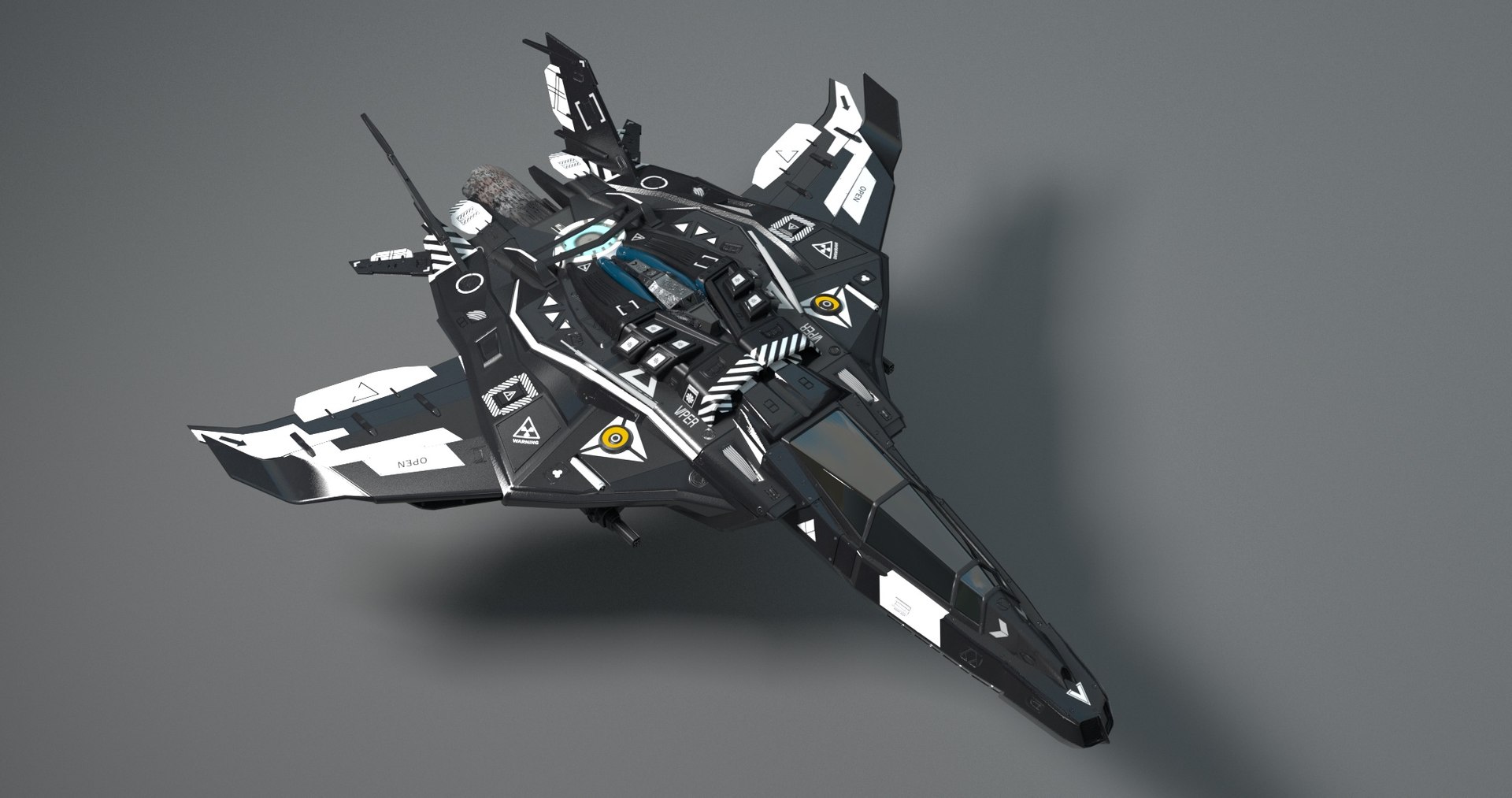Starship Viper 3D Model - TurboSquid 1597371