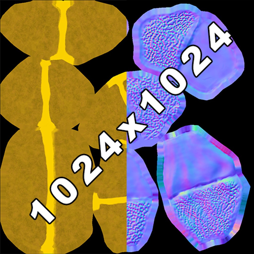 3d model yellow coral