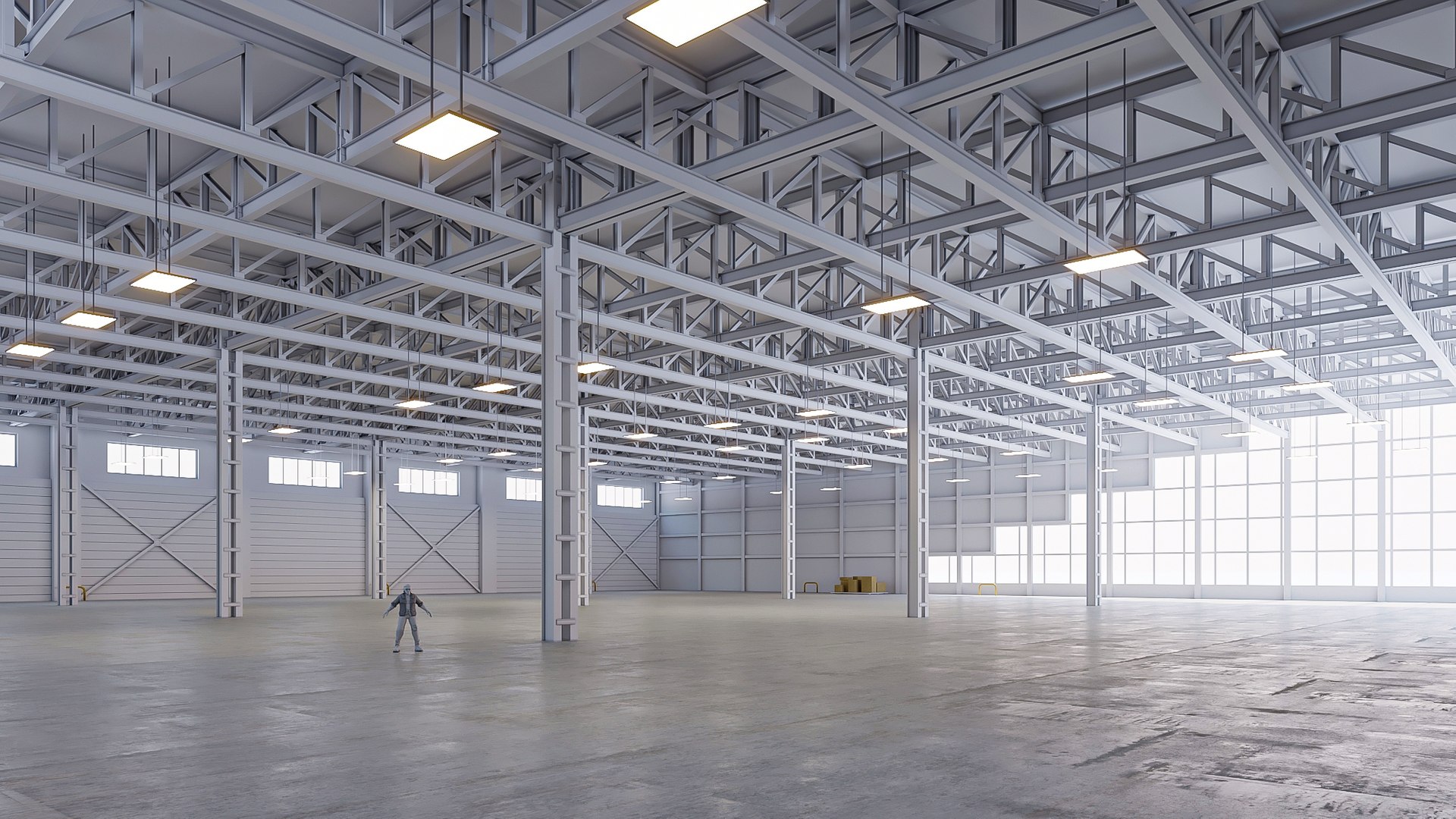 3D Low Poly Warehouse 12 Model - TurboSquid 2106836